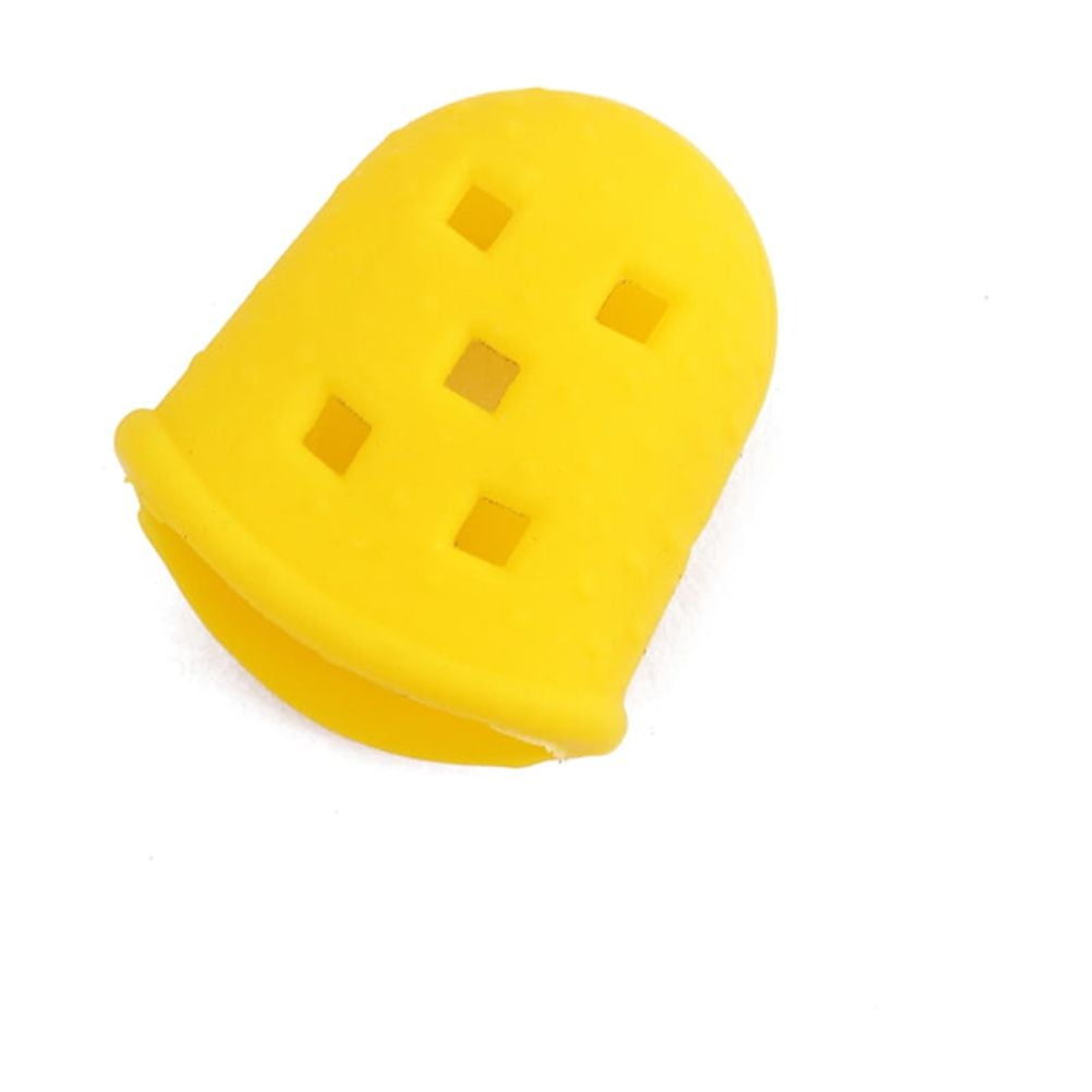 COSMOBETTY 1Set Protectors for Guitar Yellow Silicone Finger Sleeves ...