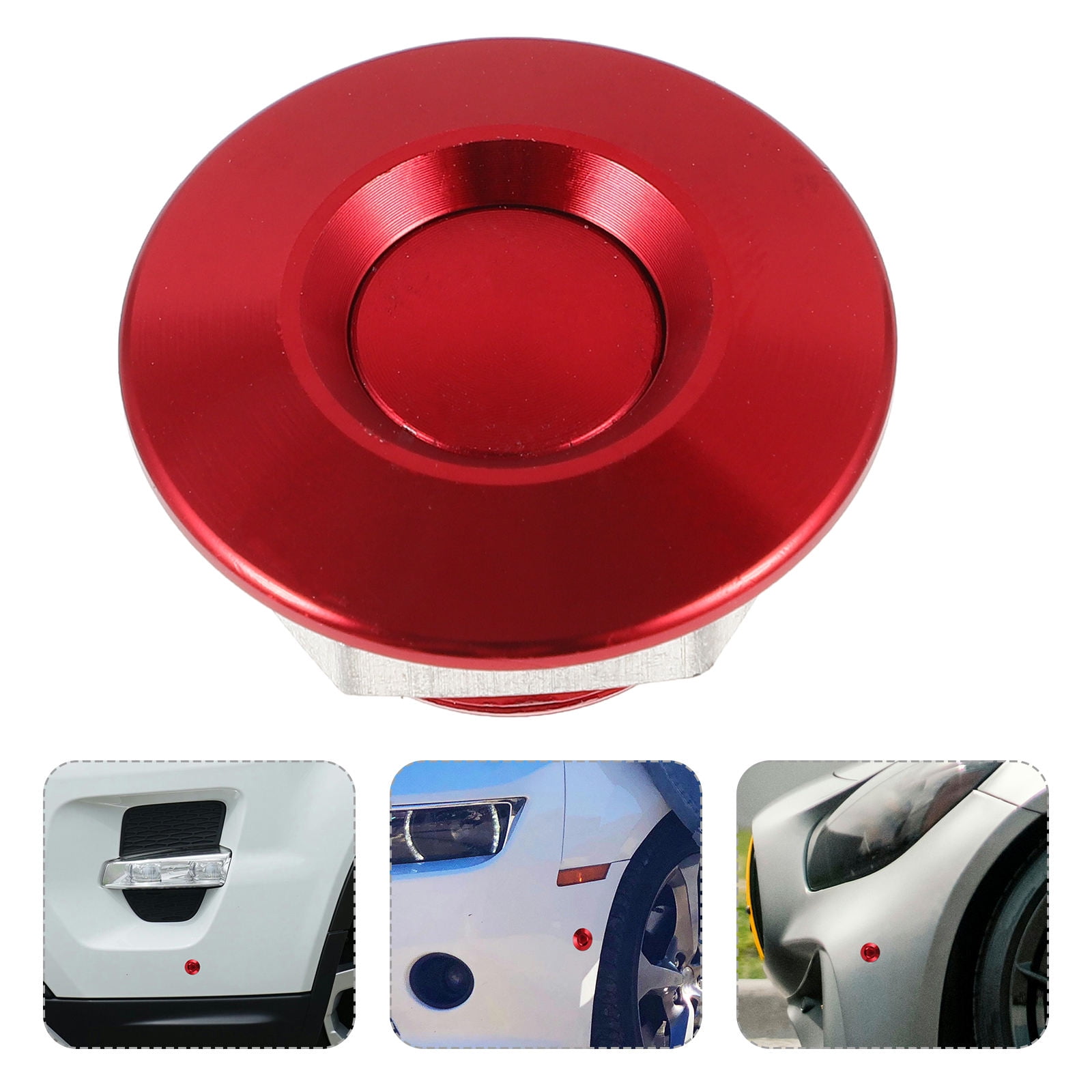 COSMOBETTY 1Set Small Quick Release Latch Automotive Red Hood Latch for ...