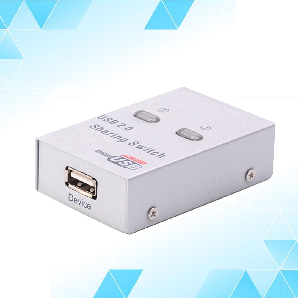 COSMOBETTY 1Set Usb Printer Sharer Usb 2.0 Sharing Switch Plastic Metal ...