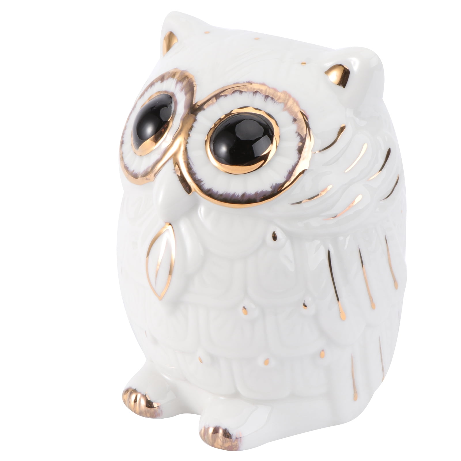 COSMOBETTY 1pc Owl Shaped Coin Bank Decorative Saving Pot For Home ...