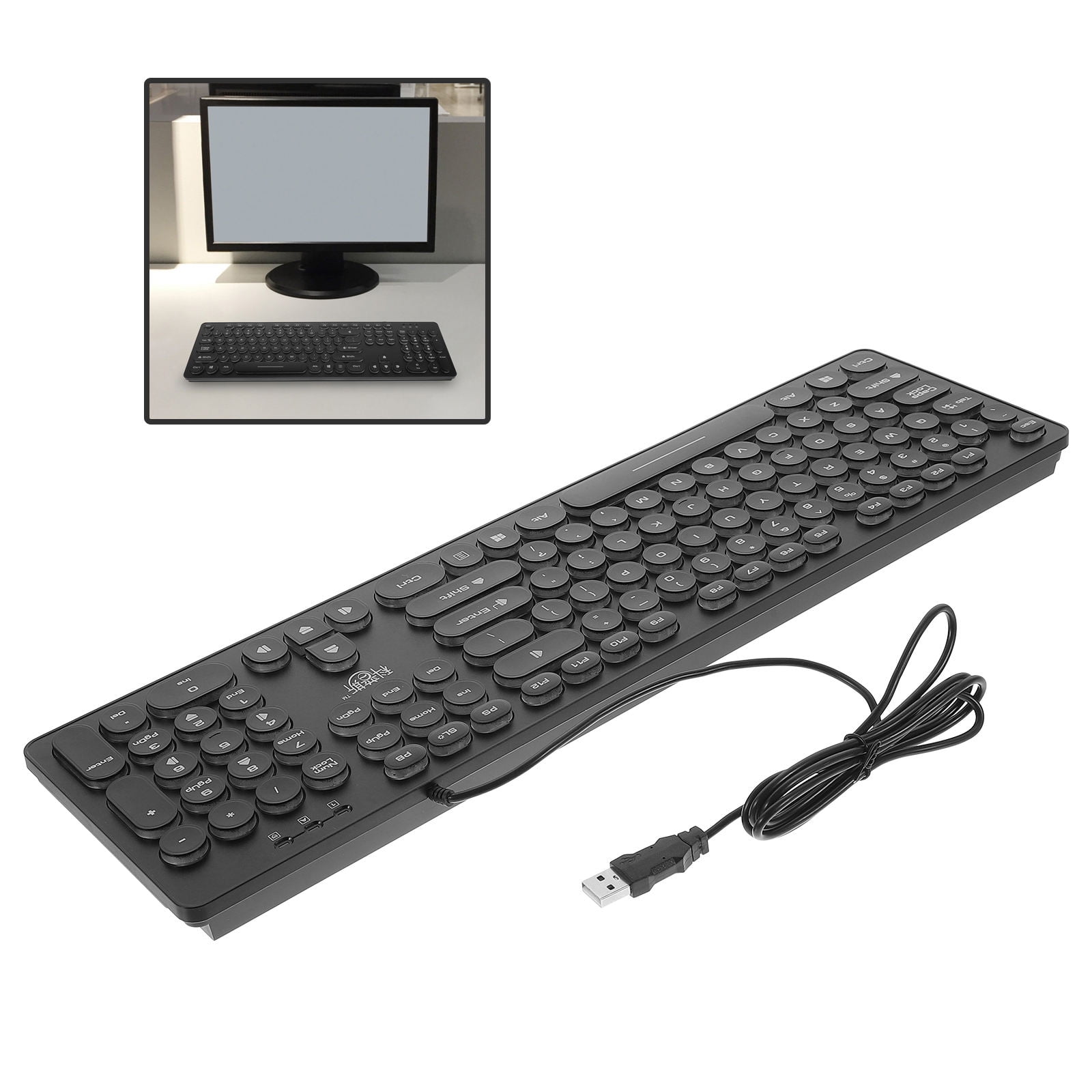 COSMOBETTY 1pc Stylish Backlit Keyboard With Ergonomic Design Three ...