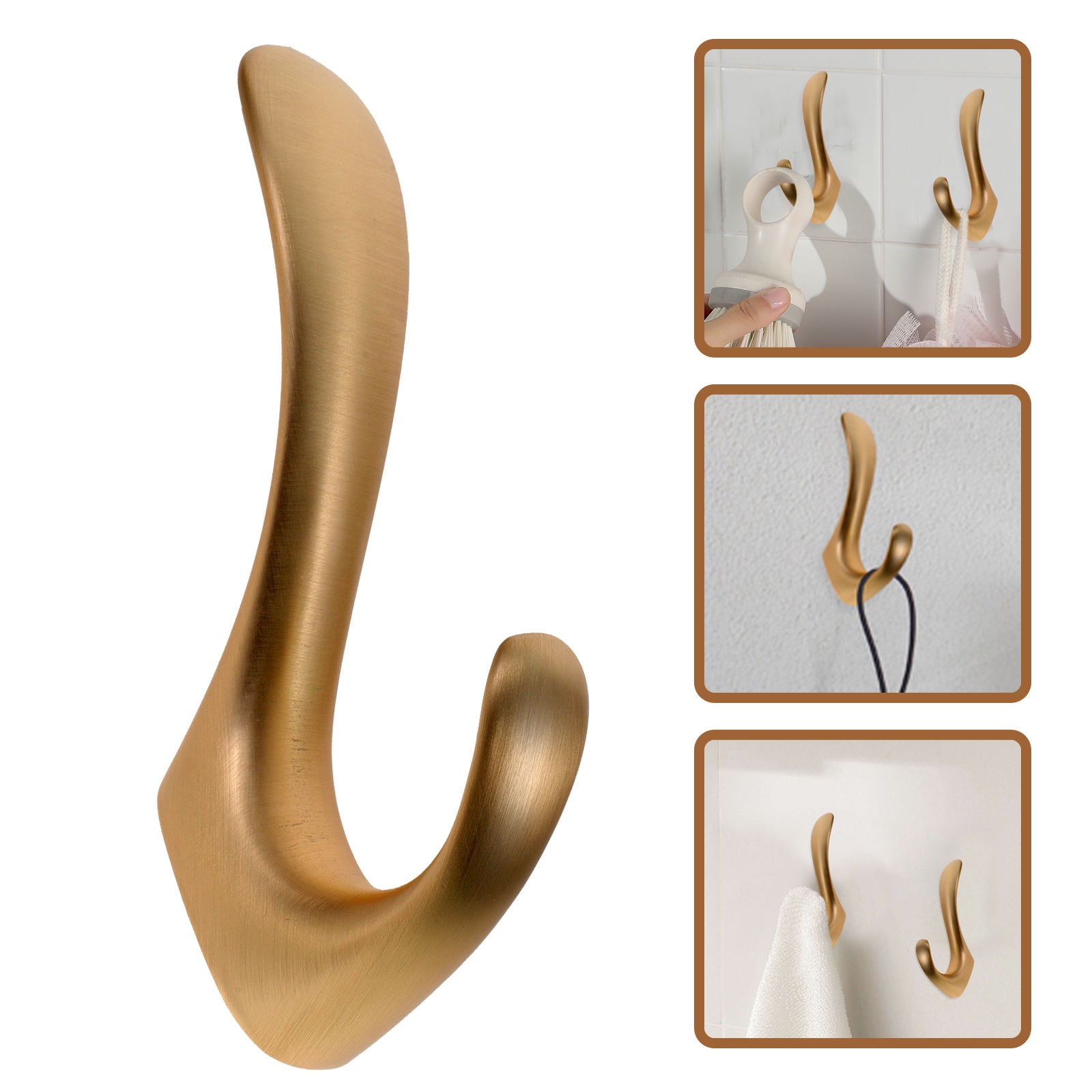 COSMOBETTY 20Pcs Golden Metal Hooks for Hanging Jewelry and Belts ...