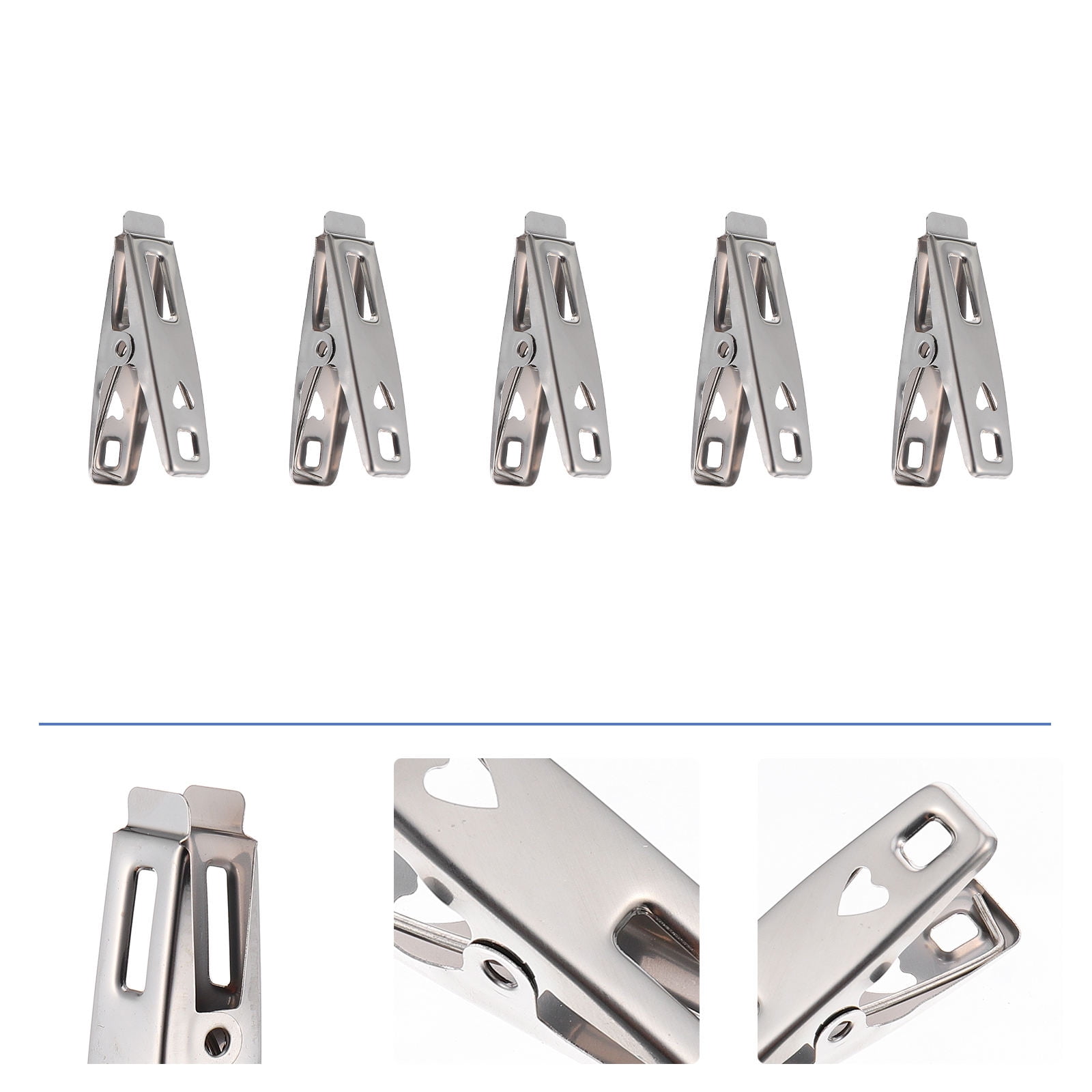 COSMOBETTY 20Pcs Hanging Clips for Laundry and Outdoor Use 4.9X2.2Cm ...