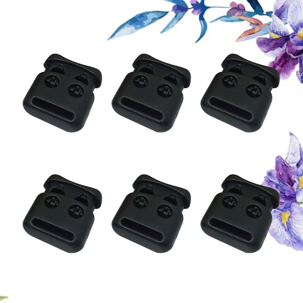 COSMOBETTY 20Pcs Mini Rope Buckle Nylon Plastic Dual Spring Opening ...
