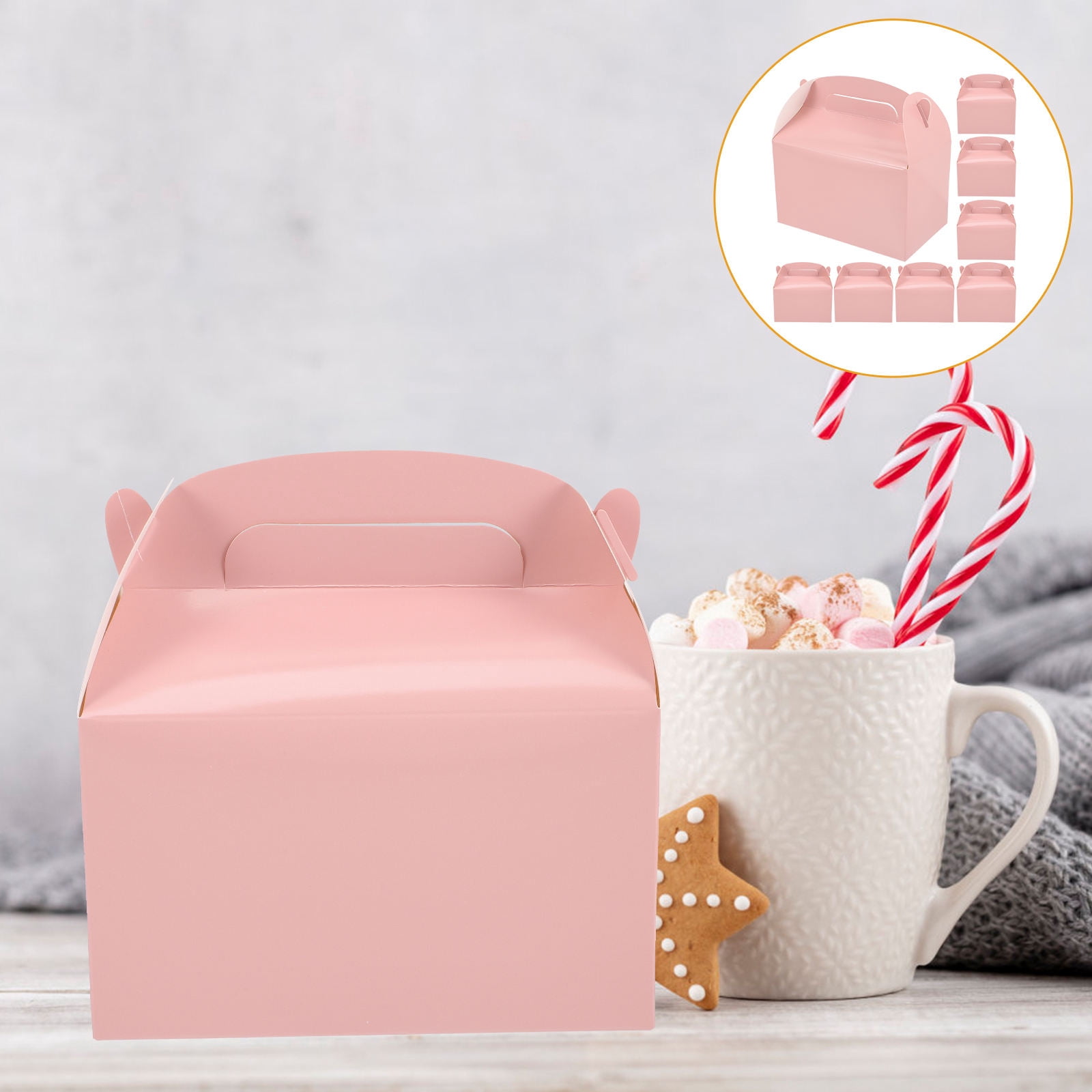 COSMOBETTY 20Pcs Pink Storage Candy Boxes for Themed Parties 6.29X3 ...