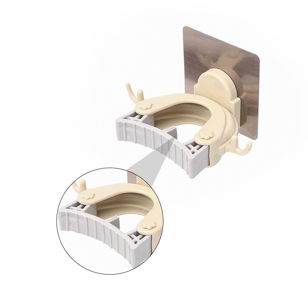 COSMOBETTY 2Pack Wall Mounted Mop Clamp ABS PPR Multi-functional Broom ...