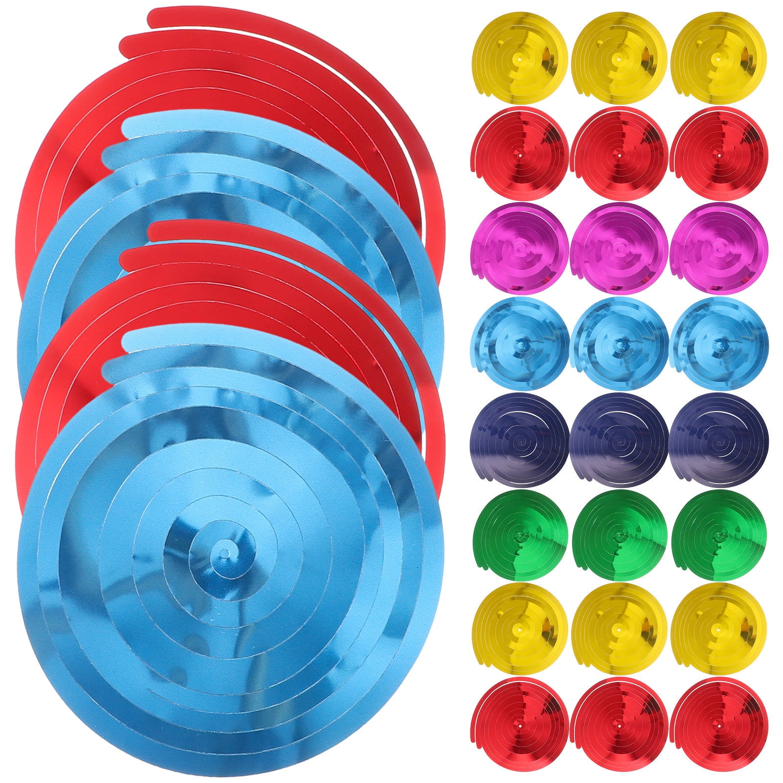 COSMOBETTY 30Pcs PVC Hanging Swirls Decorations Spiral Shape For ...