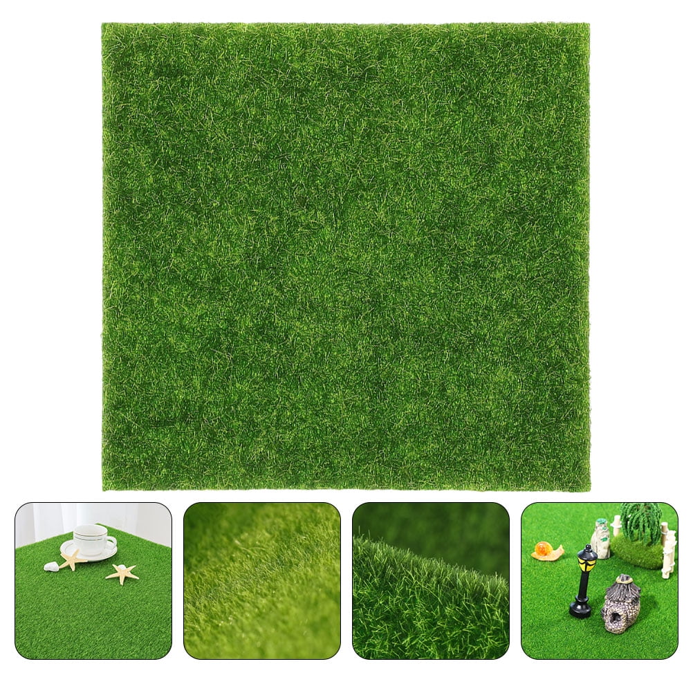 COSMOBETTY 3Pcs Artificial Grass Patch For Photography Props With ...