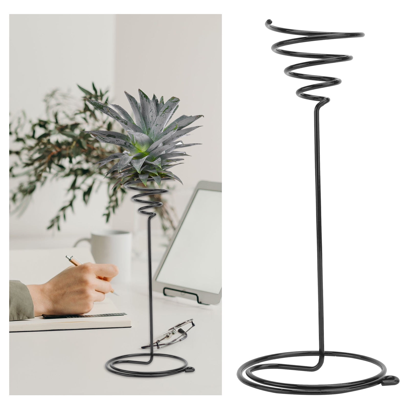 COSMOBETTY 3Pcs Metal Spiral Flower Racks for Tall Plant Stand Simple ...