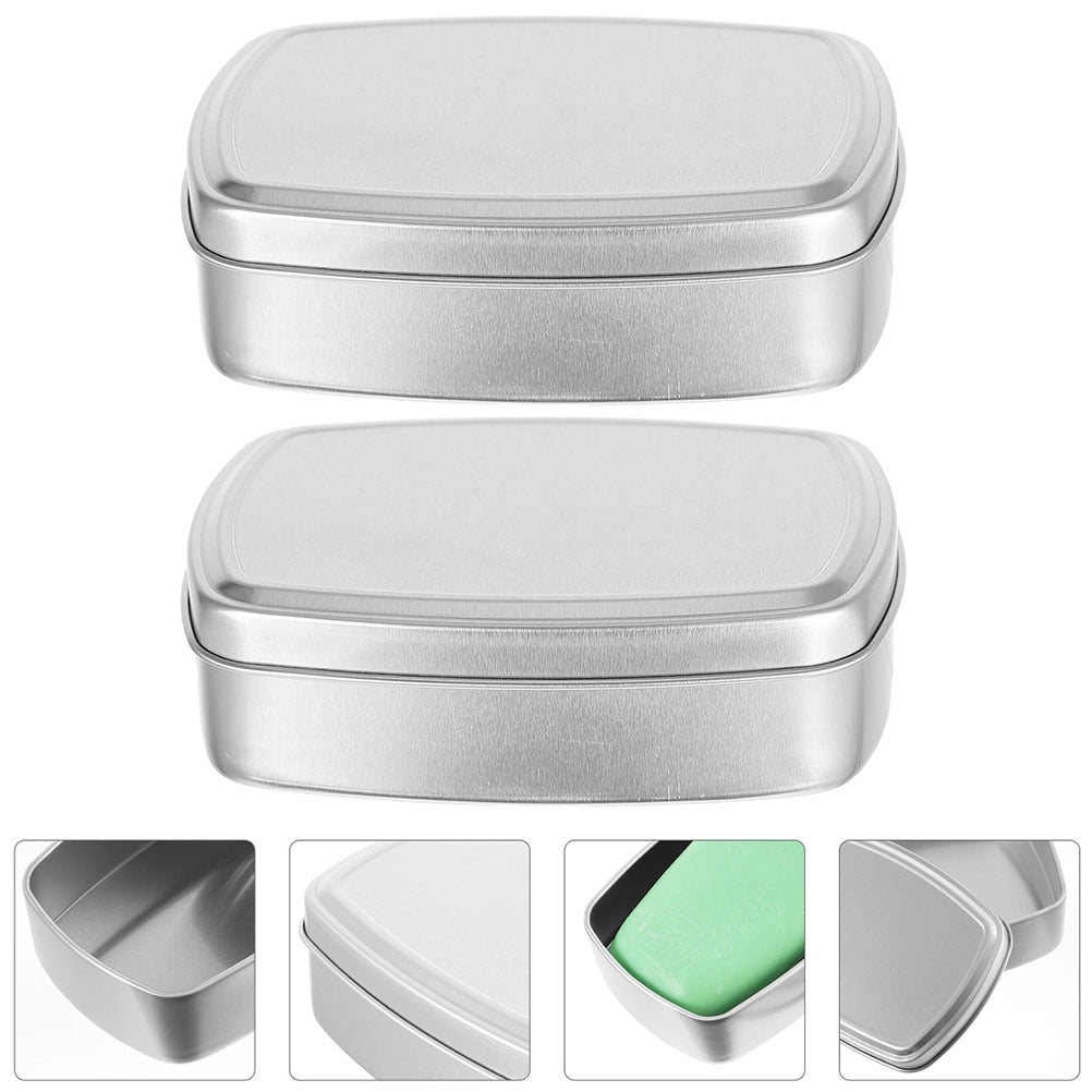 COSMOBETTY 3Pcs Soap Bar Tin Case for Protecting Soap from Insects in ...