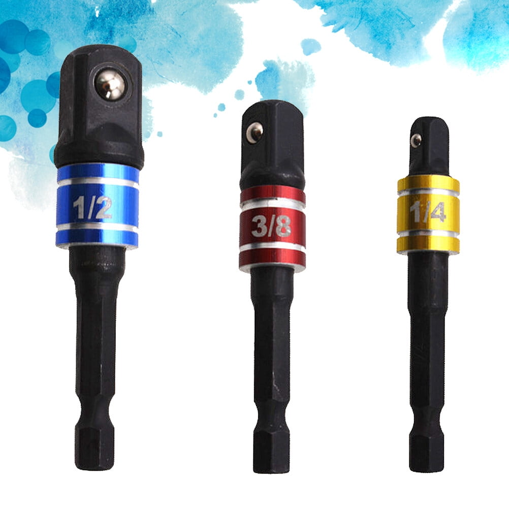 COSMOBETTY 3Pcs Socket Bits Post Mount Adapter for Tool Use Assorted ...