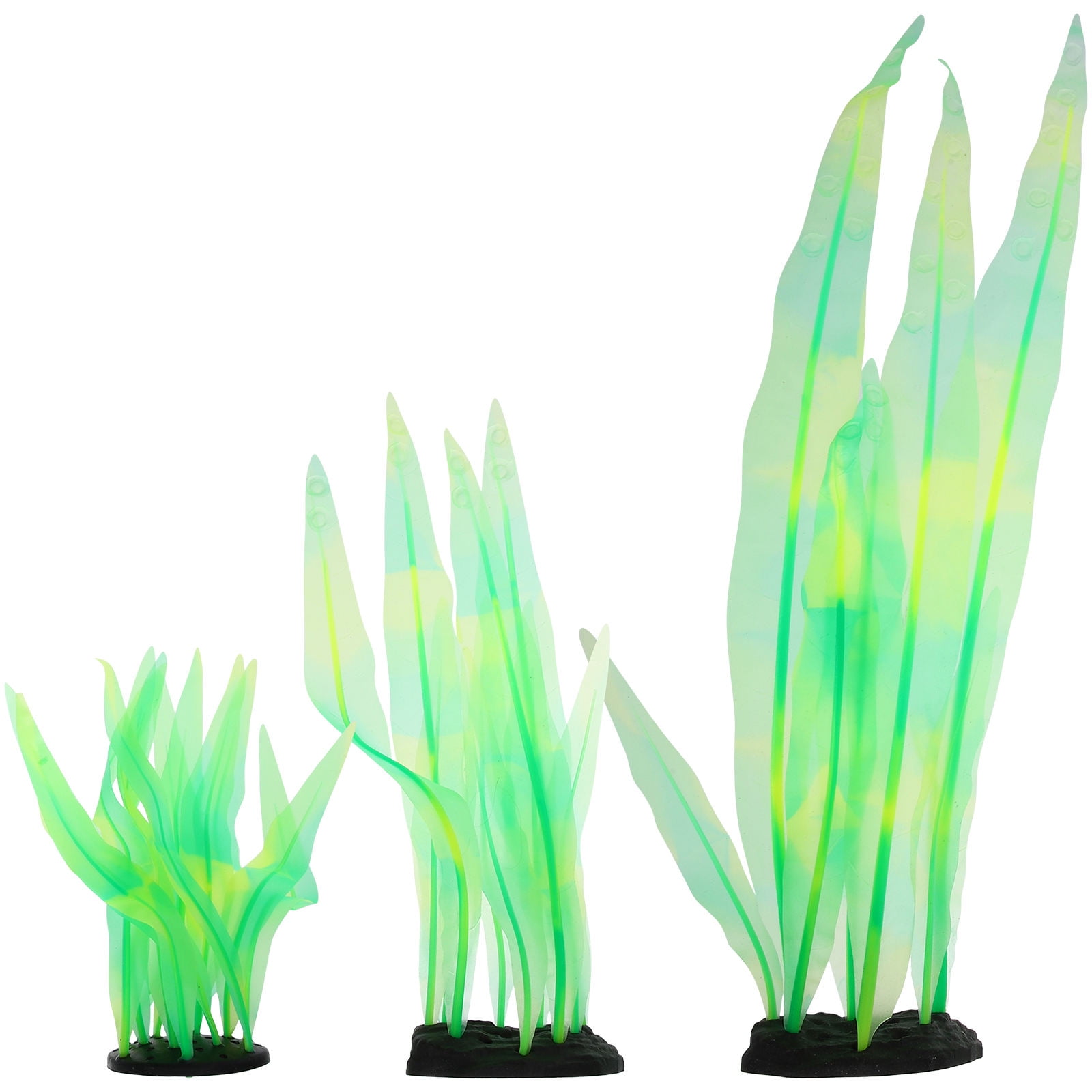 COSMOBETTY 3Pcs Vivid Look Resin Aquarium Plants Imitation Seaweed for ...