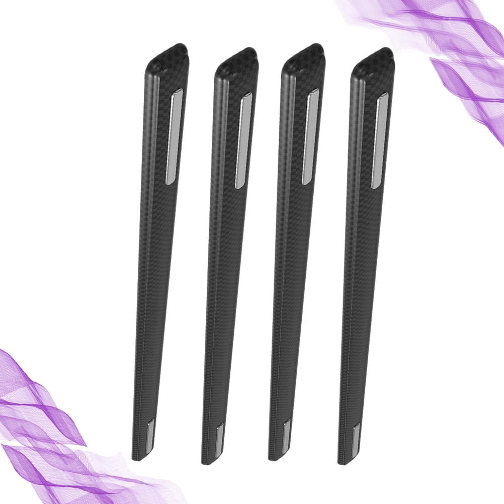COSMOBETTY 4Pcs Car Door Bumper Sticker Black PVC Anti-scratch for Car ...
