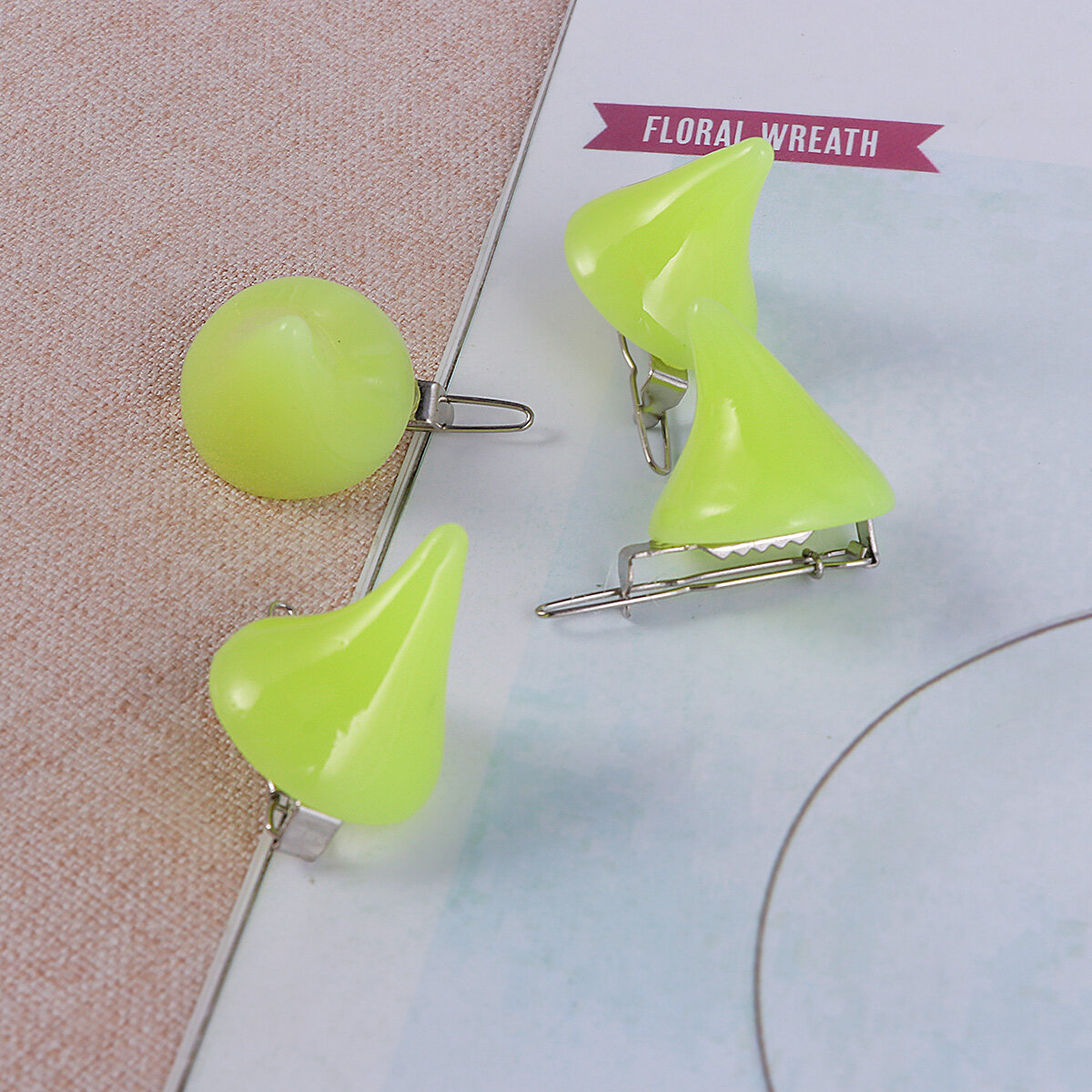 COSMOBETTY 4Pcs Horror Hair Clip for Kids Decorations Multi Color Metal ...