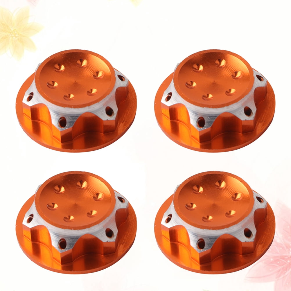 COSMOBETTY 4Pcs Lock Nuts Hub Screw Cap 1.80x2.20x0.80in for 1 8 ...