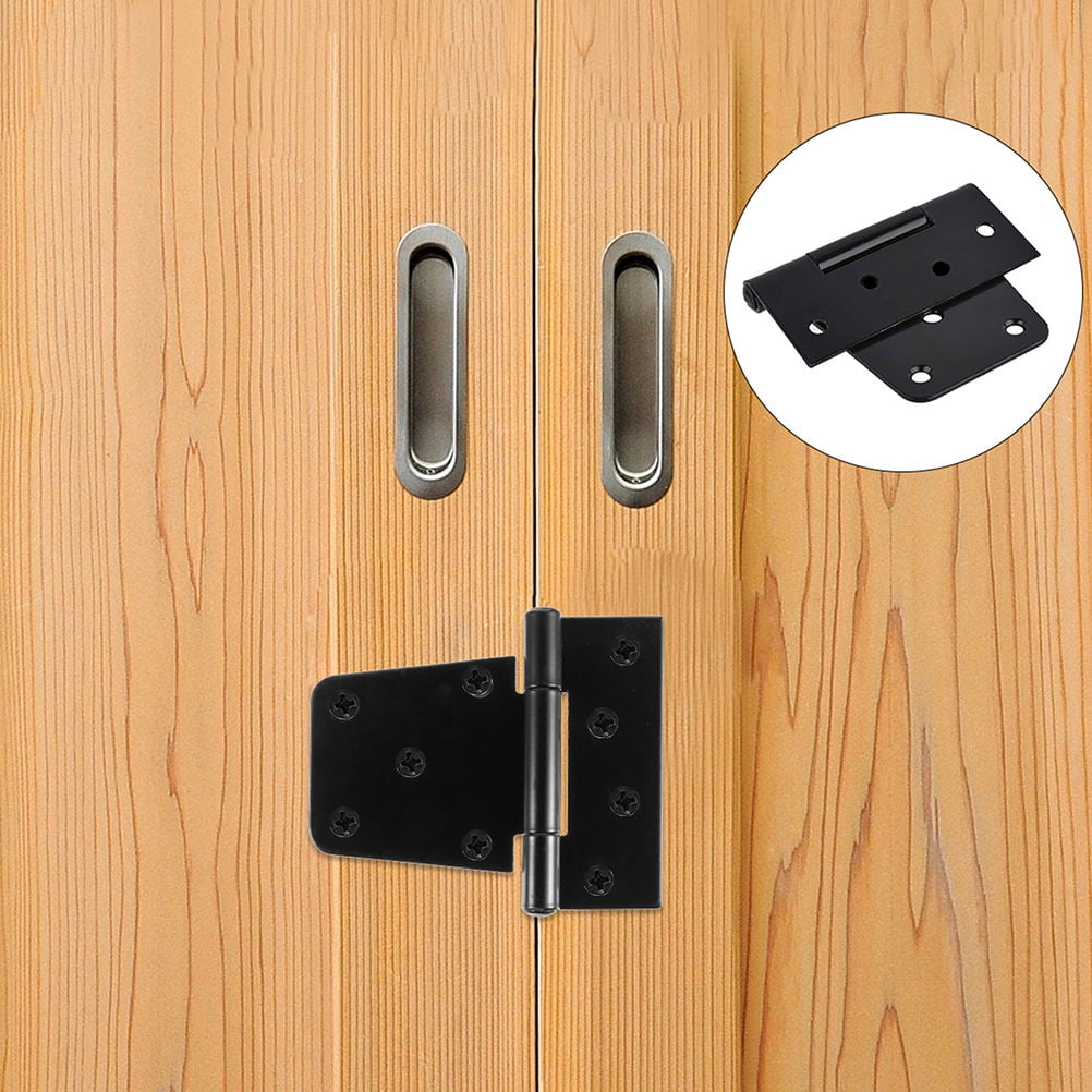 COSMOBETTY 4Pcs Metal Hinges Suitable for Barn Doors and Cabinets in ...