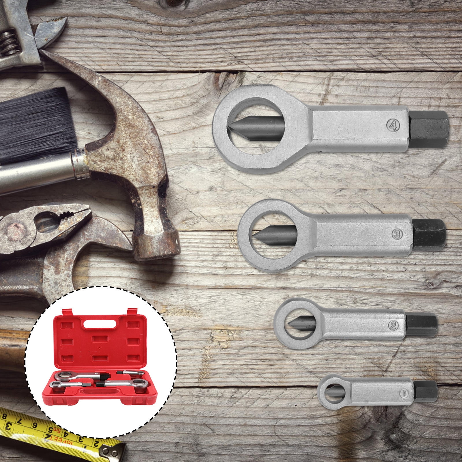 COSMOBETTY Rust Nut Separator Heavy Duty Steel 4Pcs 6.6x9.8x2in ...