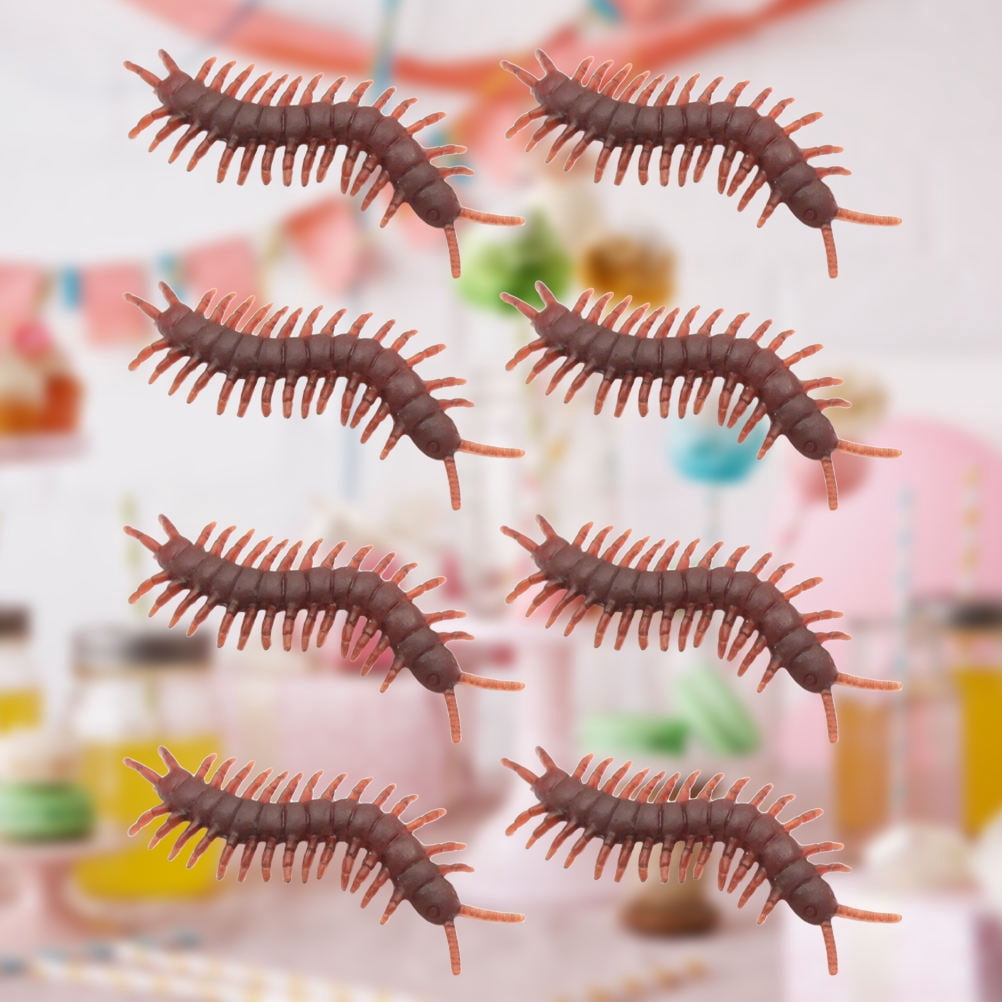 COSMOBETTY 50Set Vivid Design Centipede Shape Tricky Props for Friends ...
