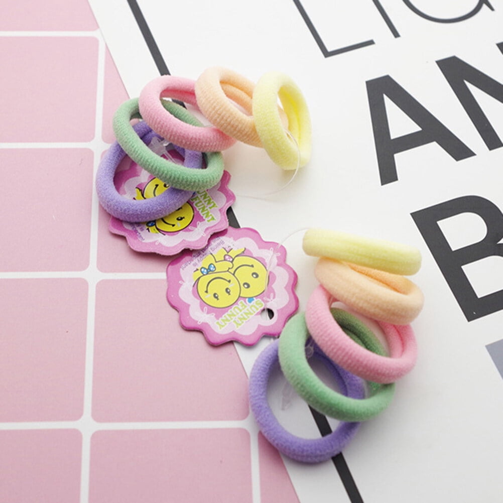 COSMOBETTY 5Pack Baby Hair Ties for Toddlers in Fluorescent Color and ...