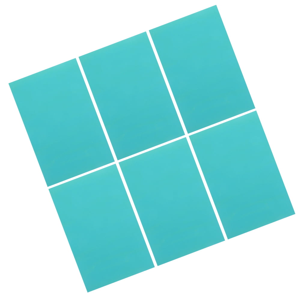 COSMOBETTY 6Pack Carving Rubber Sheets Dark Green Rectangular For ...
