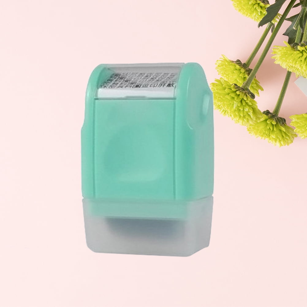 COSMOBETTY 9Pcs Plastic SelfInking Stamp with Messy Code Feature for ...