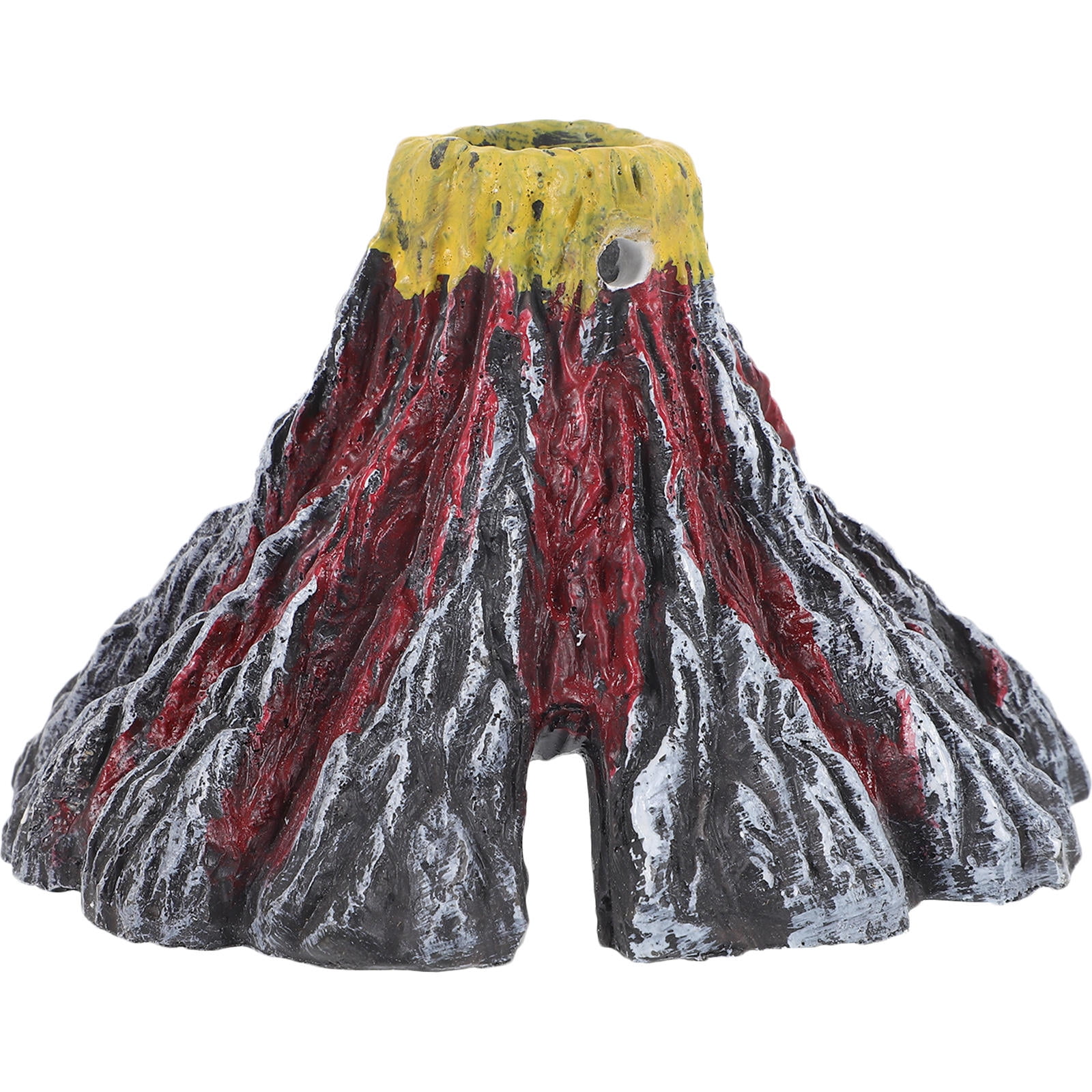 COSMOBETTY Aquarium Decor 1Pcs Resin Simulation Volcano Model for Fish ...