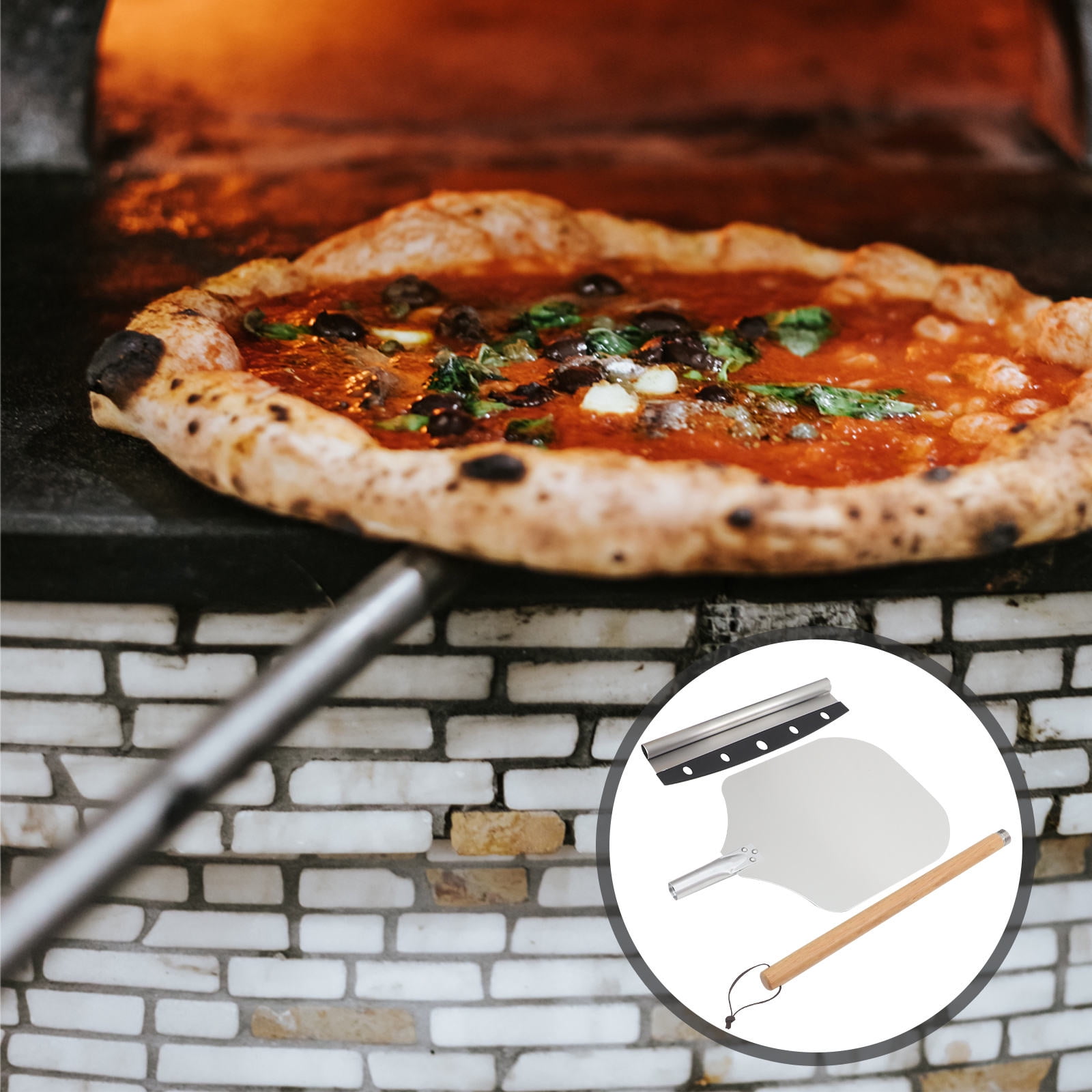 COSMOBETTY Cake Decorating Tool Set 9In Wide Shovel Pancake Pizza ...