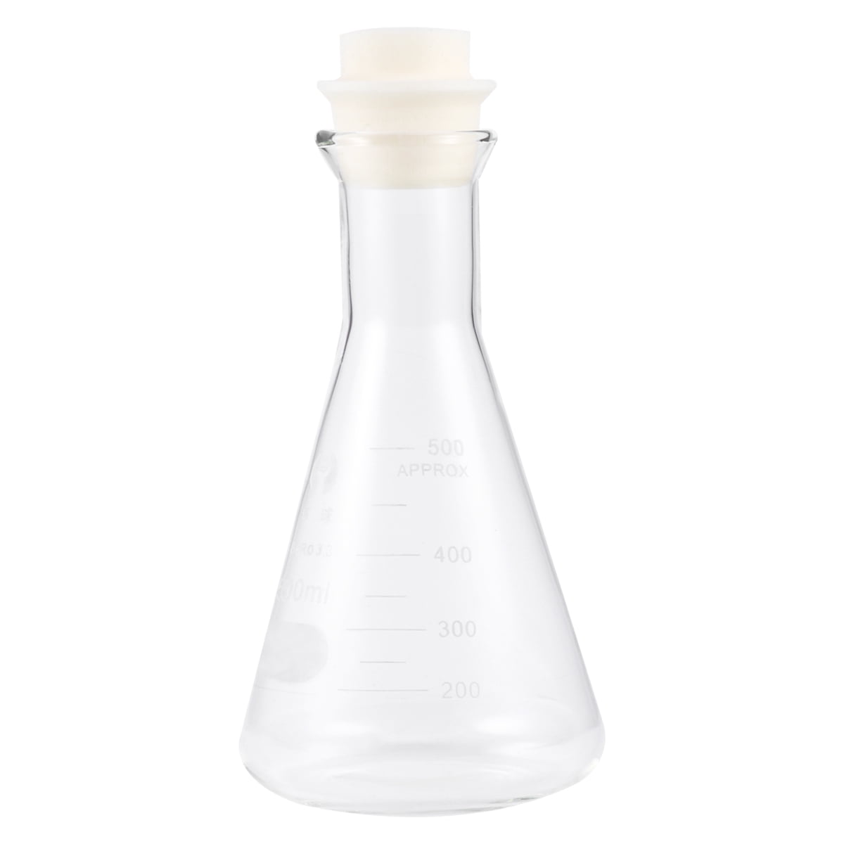 COSMOBETTY Glass Flask with Cork for Laboratory Students Chemistry ...