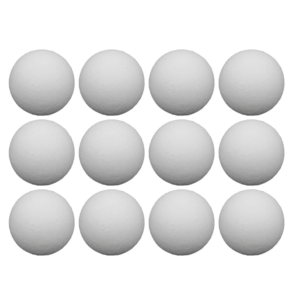 COSMOBETTY Mini Plastic Balls 12Pcs White ABS for School - Walmart.com