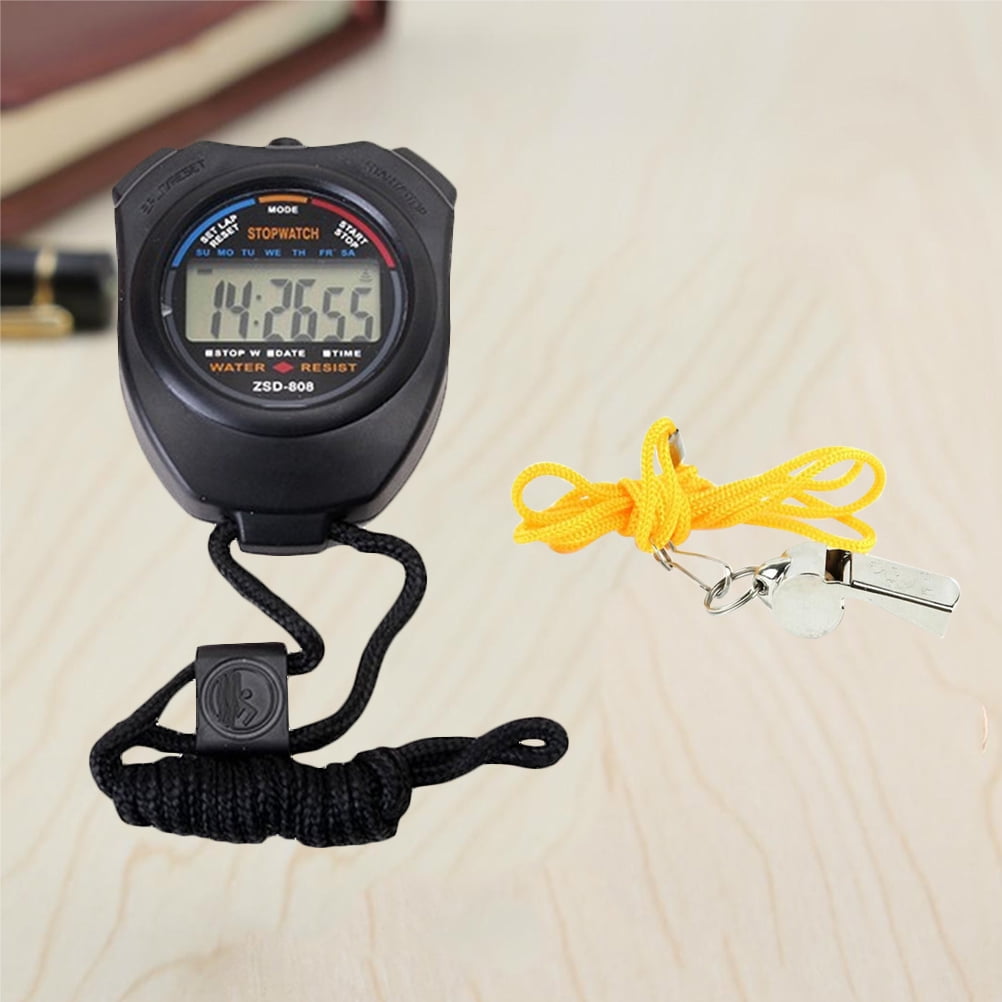 COSMOBETTY Multi-Function Football Referee Watch 1Set 8.5x6.5x2cm Black ...