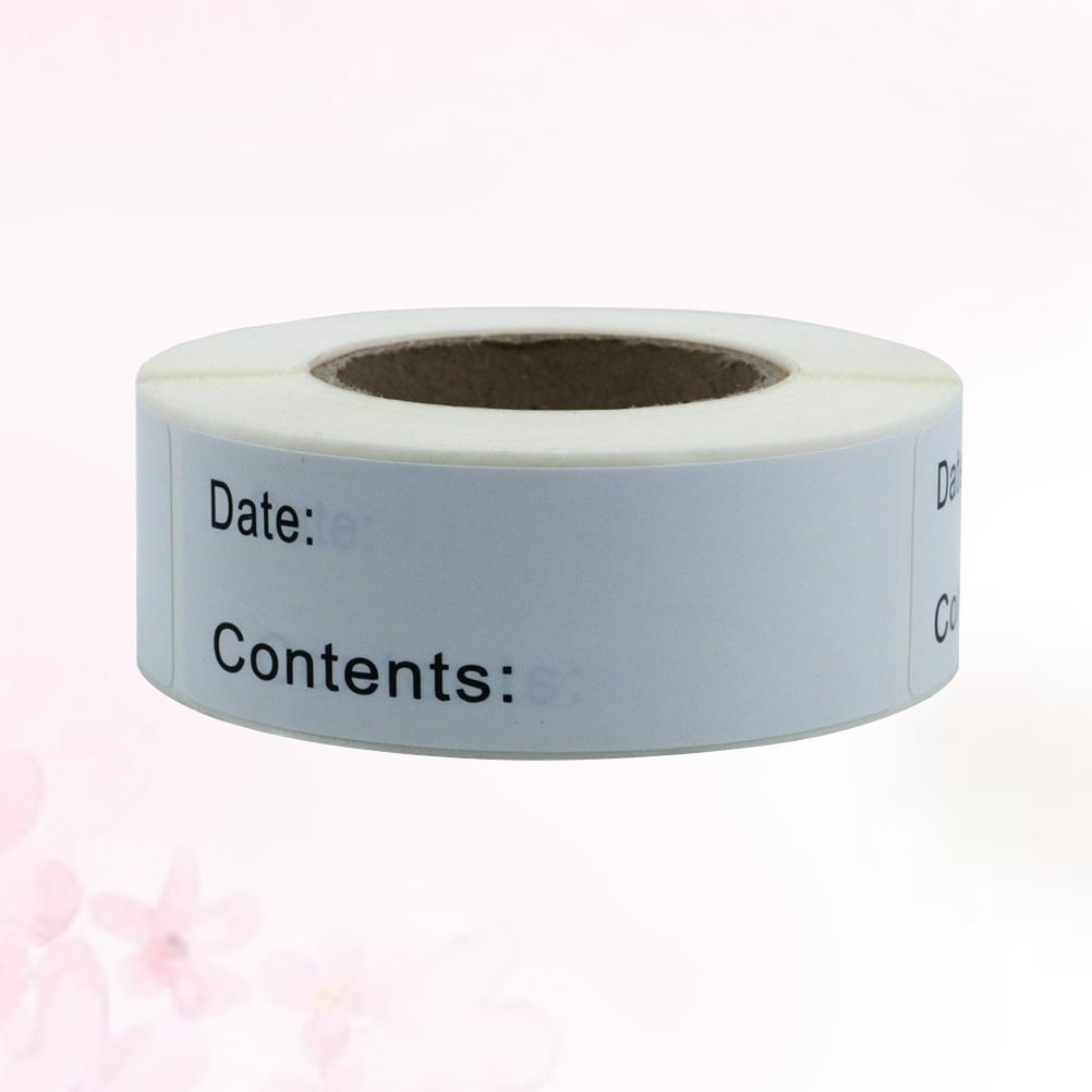 COSMOBETTY No Residue Freezer Label 1 Roll Copper Plate Sticker for ...