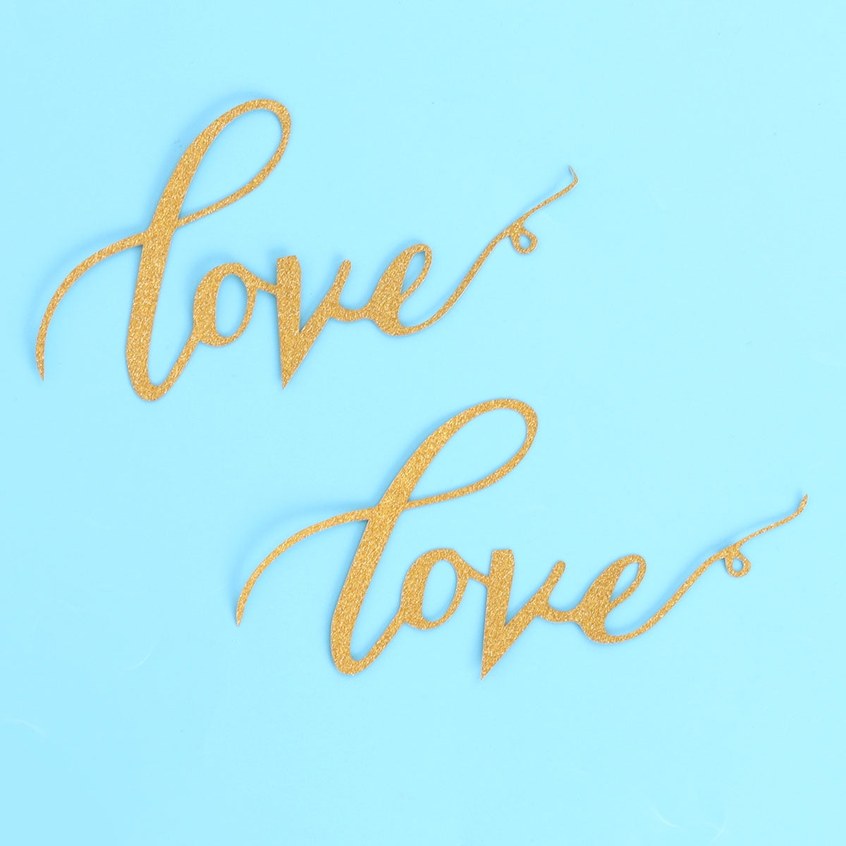 COSMOBETTY Paper Cake topper with Premium Glitter Material for Wedding ...