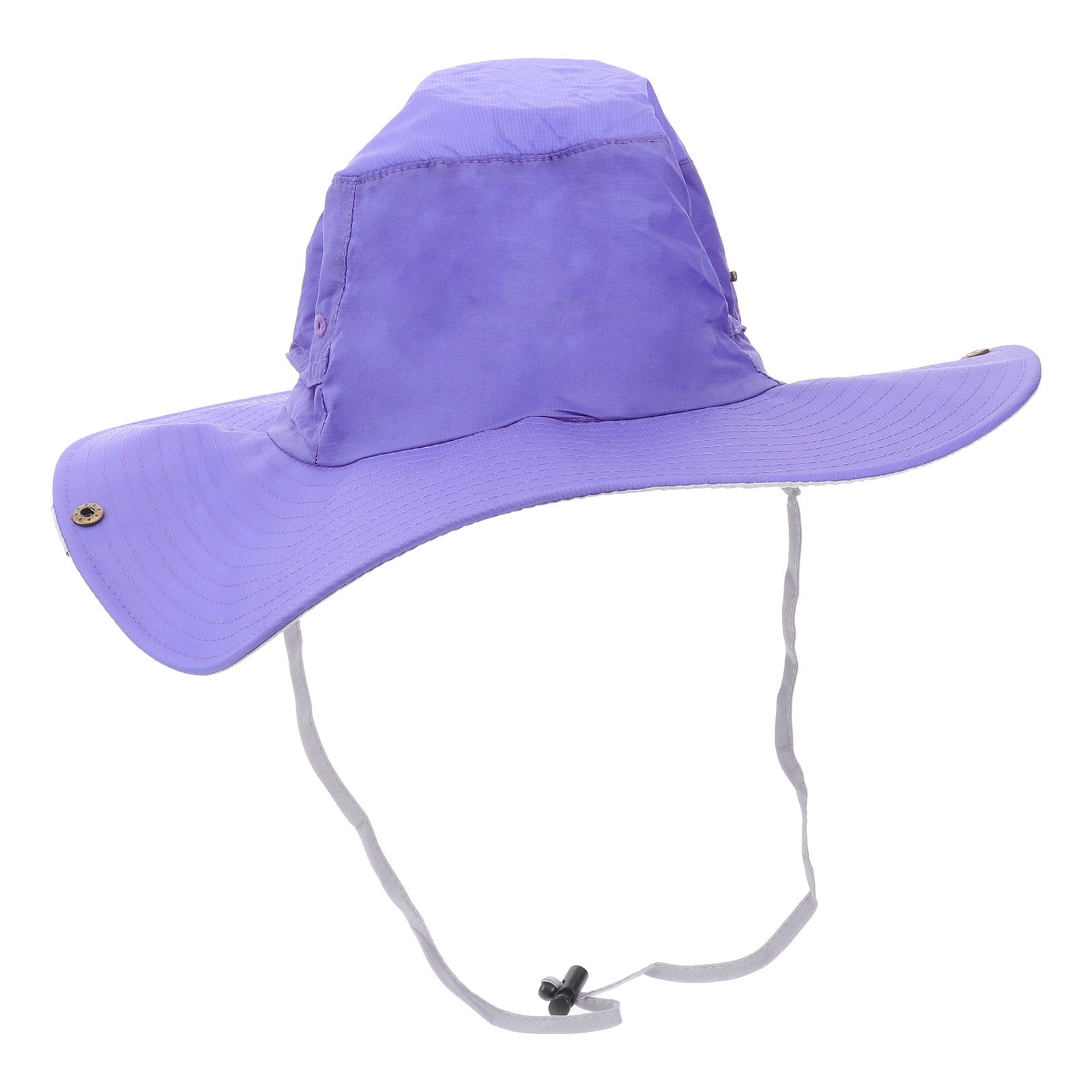 COSMOBETTY Purple bucket Hat with Wide Brim for UV Protection ...