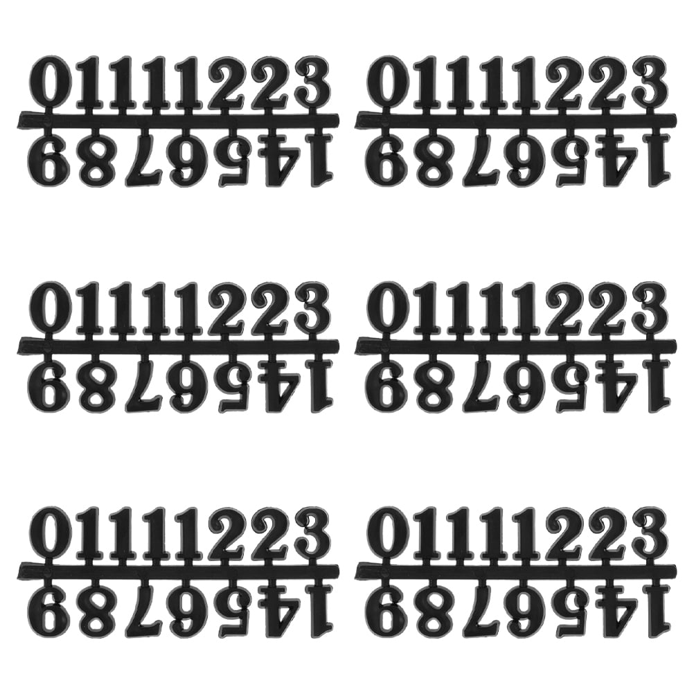 COSMOBETTY Replacement Clock Numbers 6Sets Diy Digital Clock Numbers ...