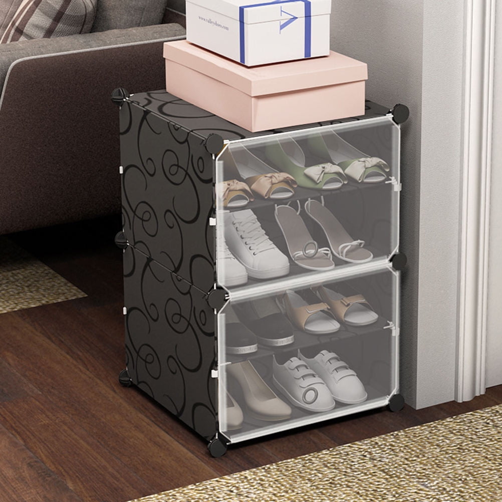 COSMOBETTY Shoe Racks Storage Cabinet 1 Column with PP for Shoes 1Set ...