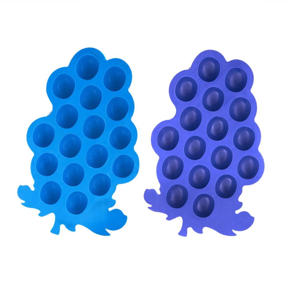 COSMOBETTY Silicon Ice Cubes Tray Grapes Shape For Home Users 1Set ...