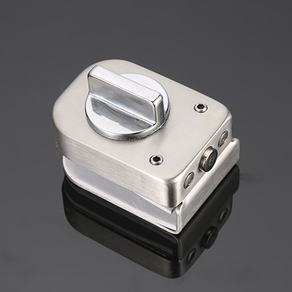 COSMOBETTY Sliding Door Lock 1Pcs Silver Stainless Steel Safety Latch ...
