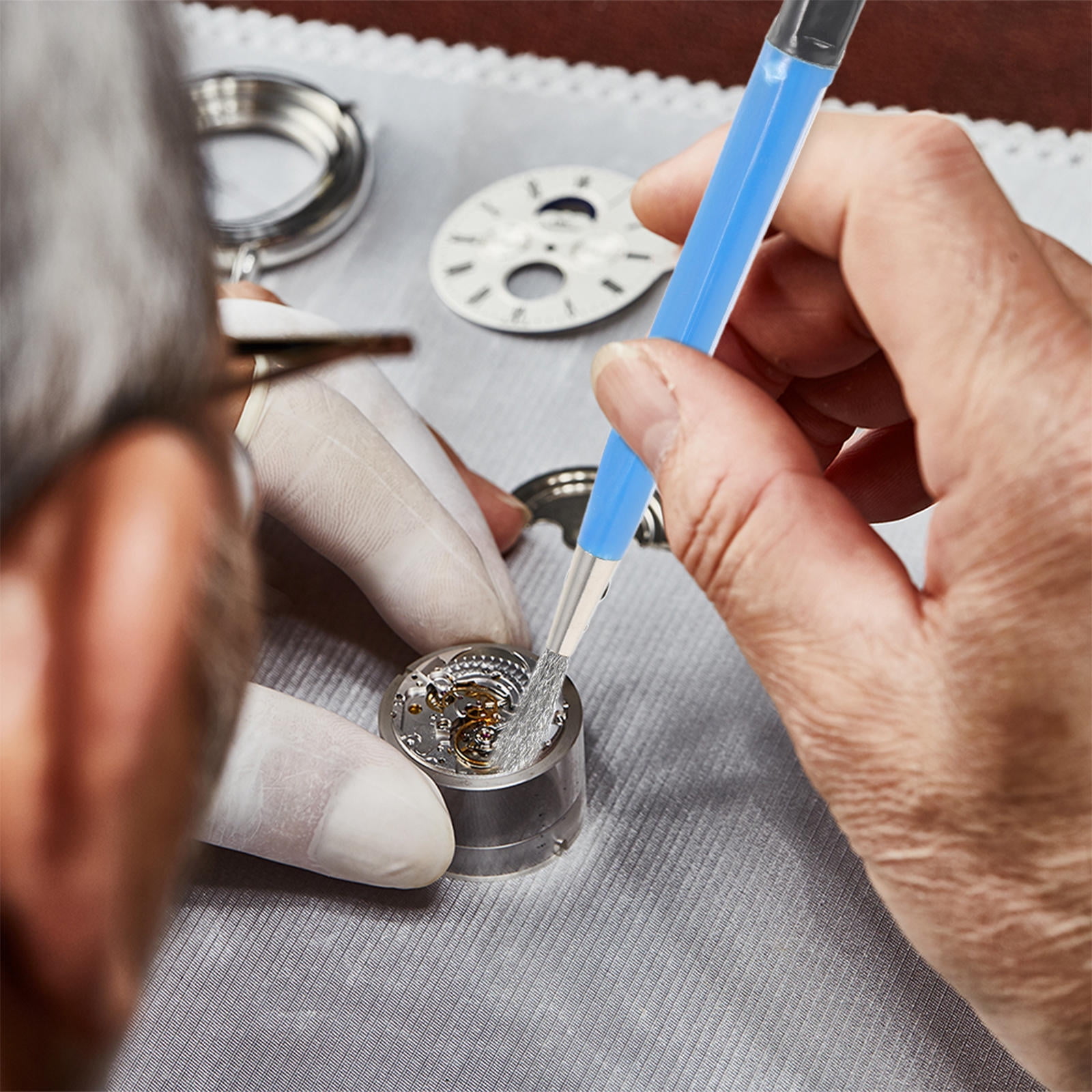 COSMOBETTY Steel Wire Brush 1Pack Blue Scratch Brush Pen For Laptop ...