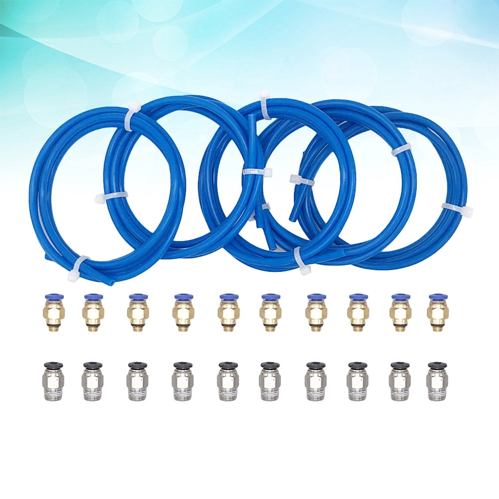 COSMOBETTY Straight Pneumatic Connectors 5 Tubes PTFE Kit for 3D ...