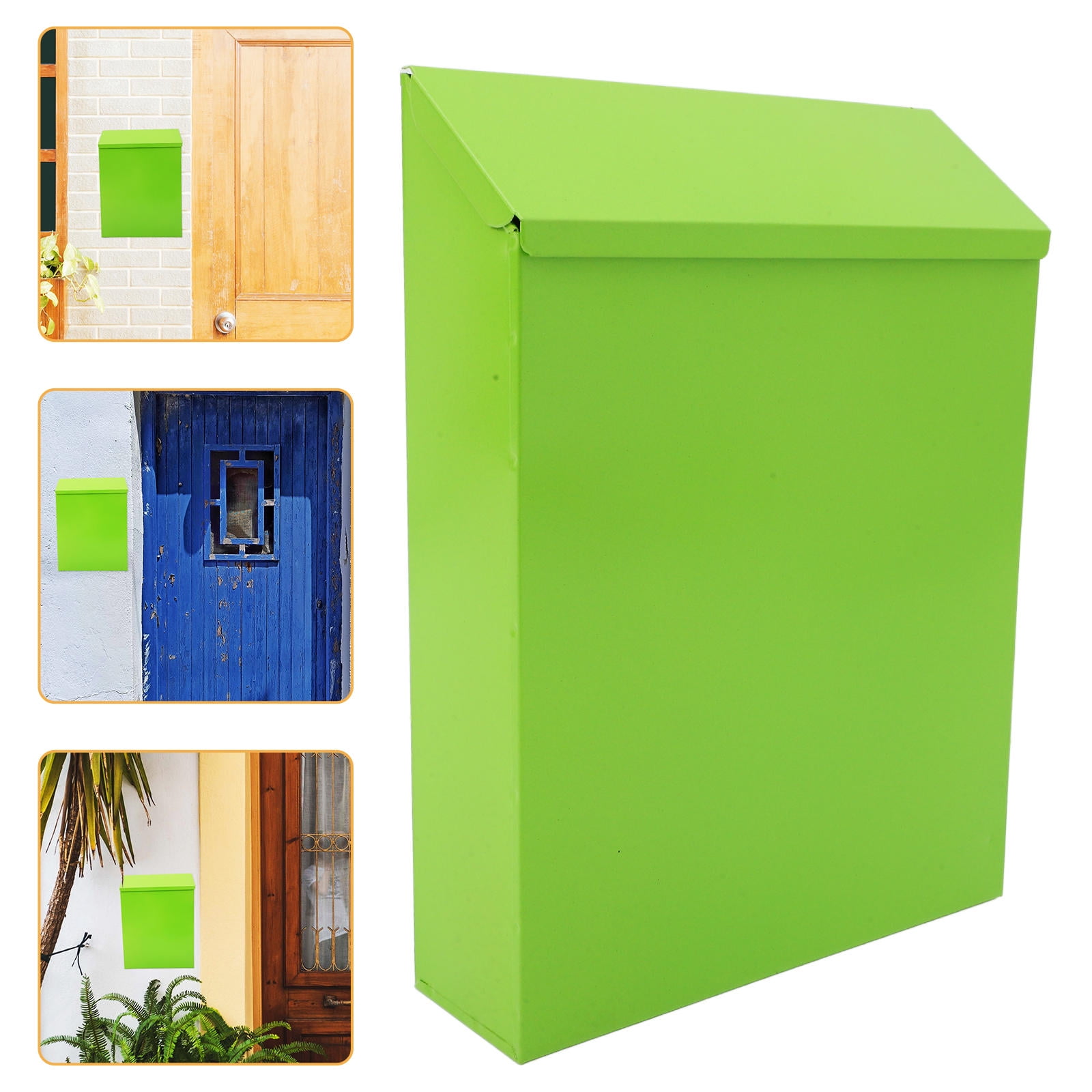 COSMOBETTY Wall Mount Mailbox 1Pack Rectangular Vintage Style for ...