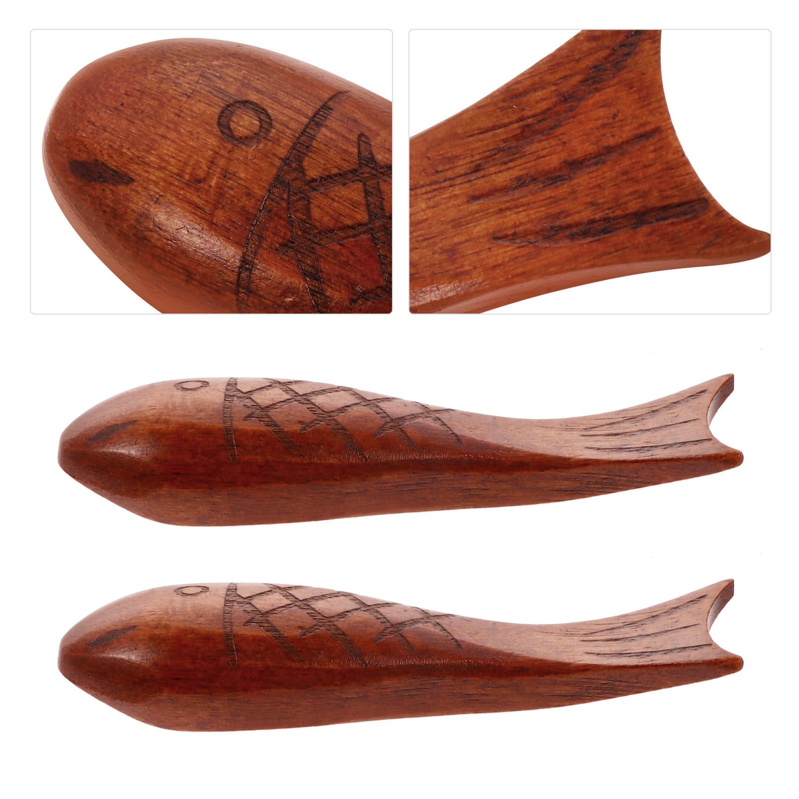 COSMOBETTY Wooden Chopstick Holder in Fish Shape Made of Synthetic ...