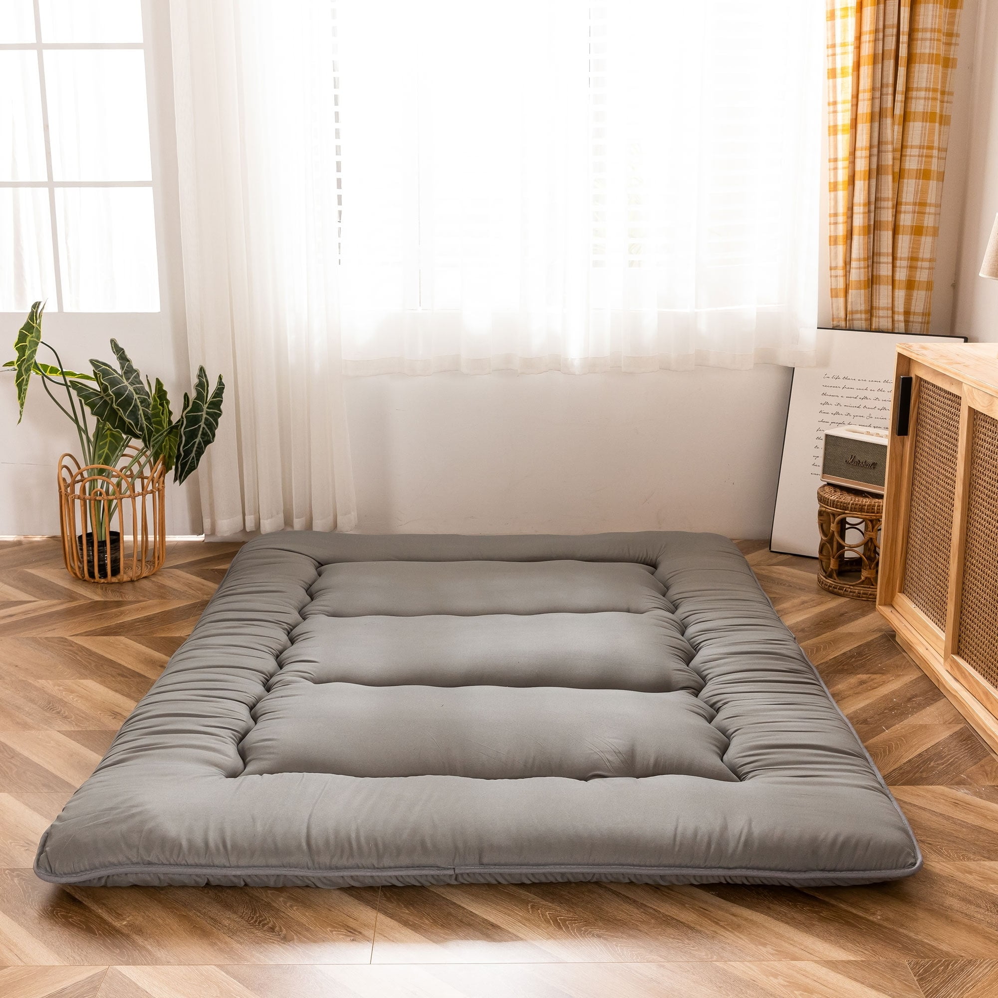 COSMOGO Traditional Japanese Foldable & Portable Floor Futon Mattress ...