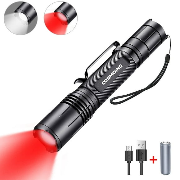 Red LED Flashlights for Outdoor and Emergency Use at Walmart
