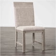 COSMOS Gray and Stone Gray Modern Dining Chairs, Set of 2 Transitional ...