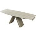 COSMOS Retractable Expandable Dining Table for 8, Sintered Stone Top ...