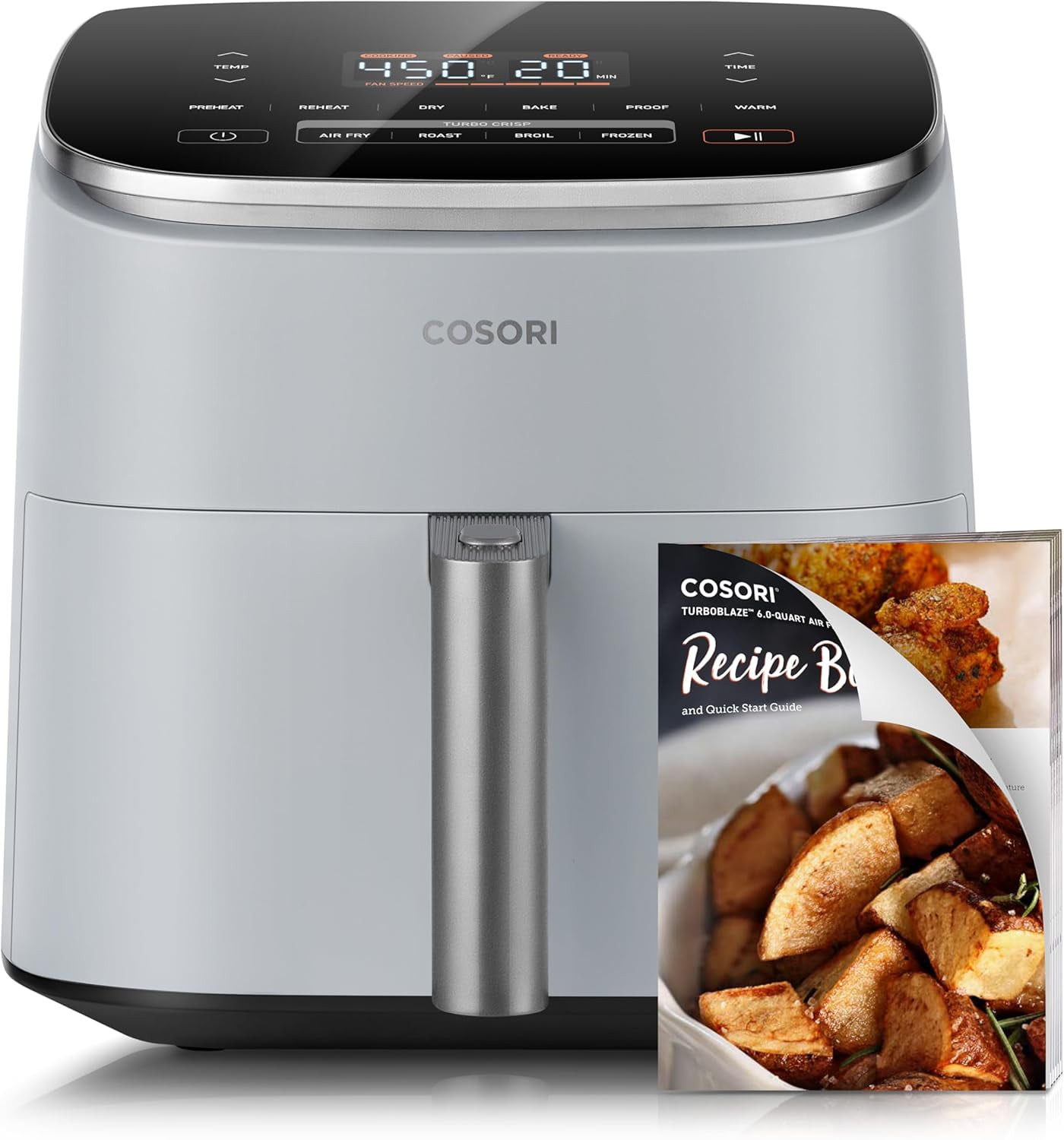 COSORI Air Fryer 9-in-1, Compact but Large 6 Qt, 5 Fast Fan Speeds with ...