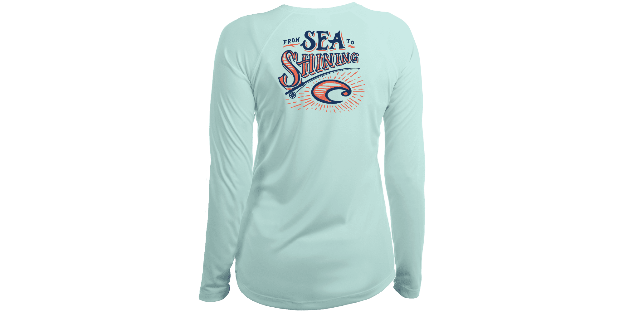 COSTA Tech Freedom Sea Womens Sleeve Mint, Small Long Sleeve Shirt ...