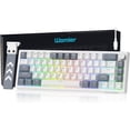 COSTOM Gaming Keyboard,60% Mechanical Keyboards Wired,QMK/via Cute ...