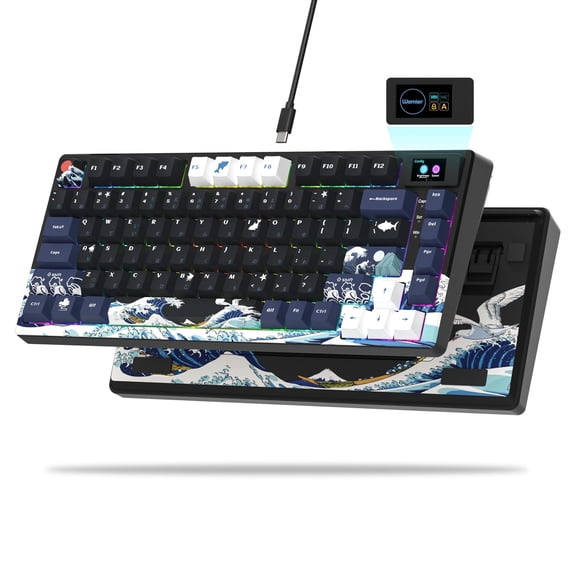 COSTOM Mechanical Keyboard,75% Gaming Keyboards Rgb Custom Keyboard ...