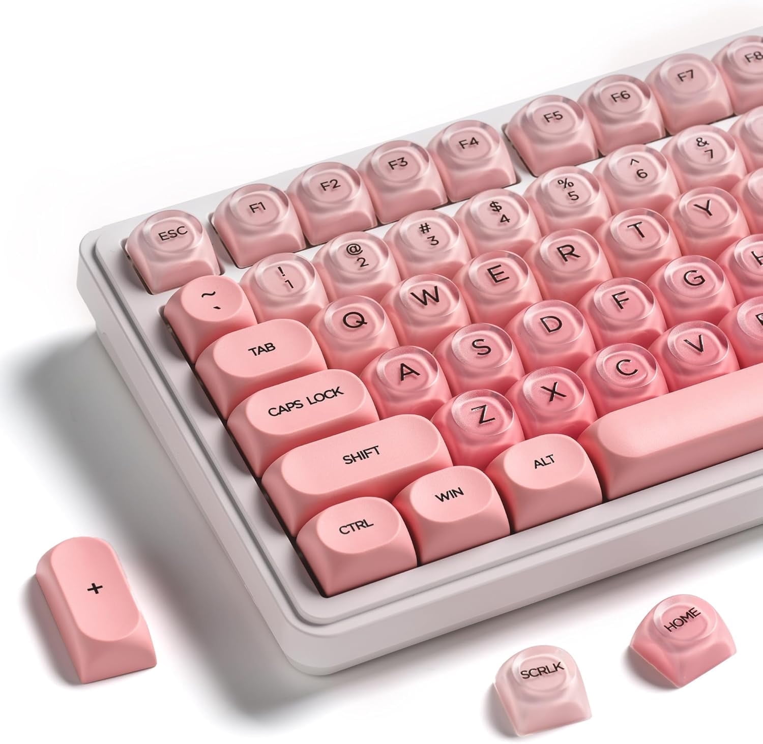 COSTOM PBT Keycaps, Jelly Keycaps Creamy MOA Profile, 132 Keys ...